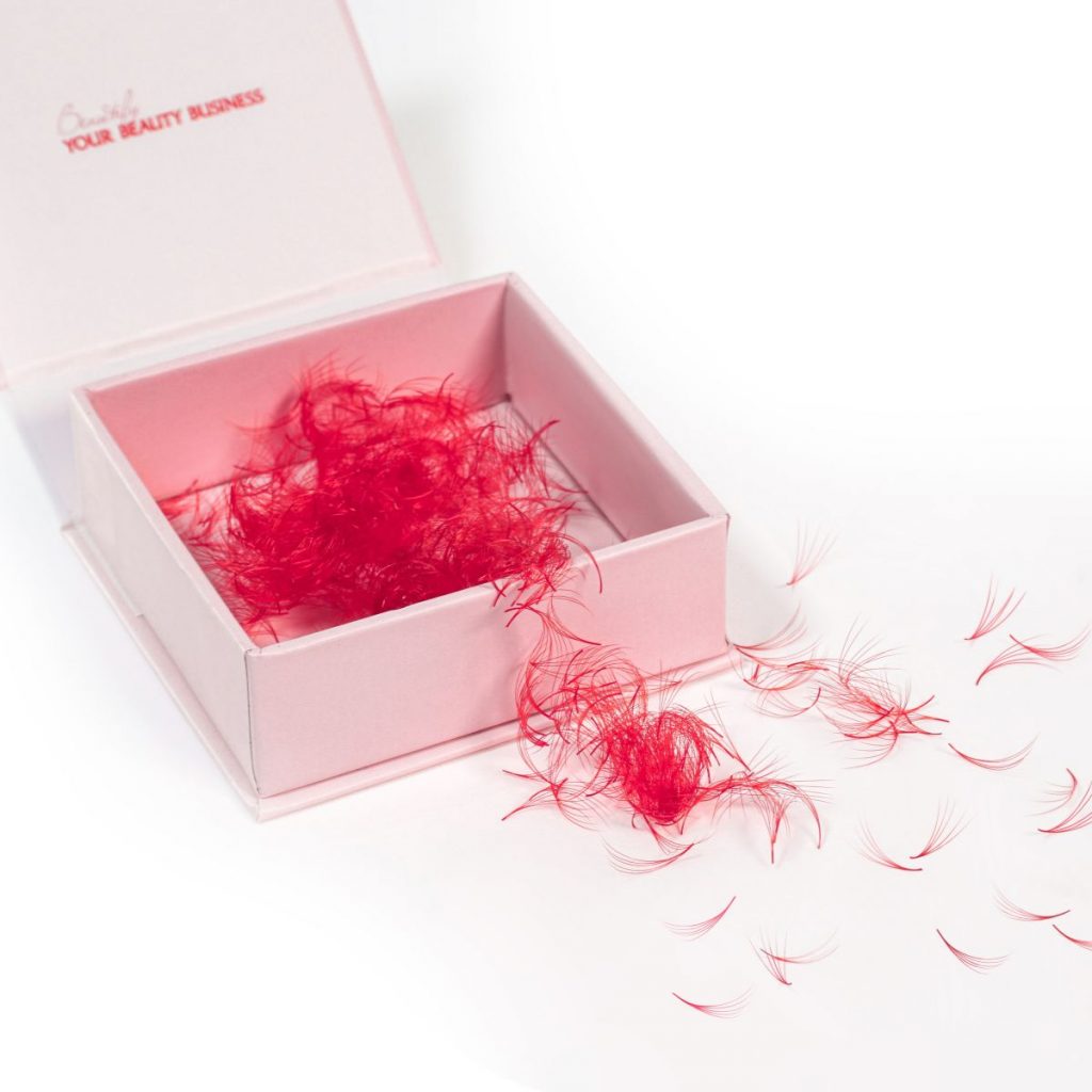 Premade Color Lash Fans: The Art of Self-Expression