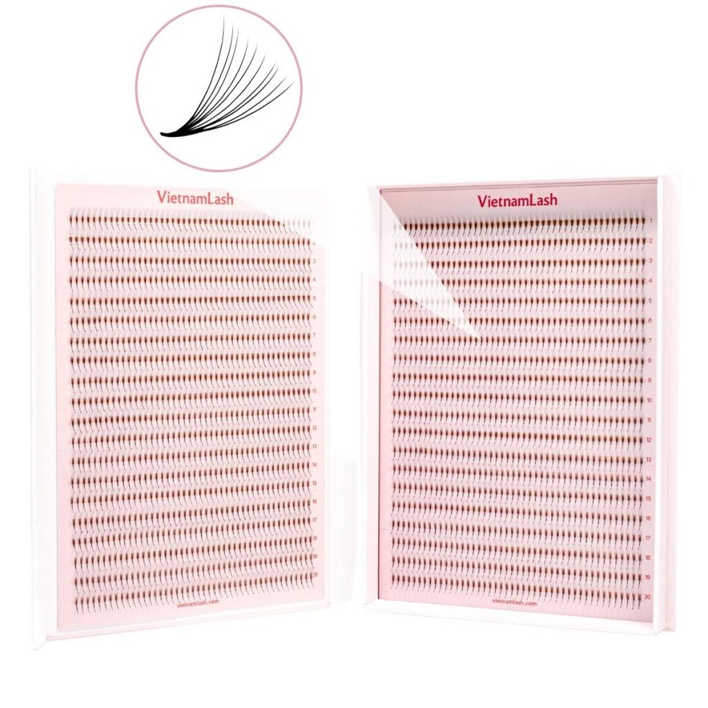 Vietnam Lash New Industry-First Flat Lash Promade Fans