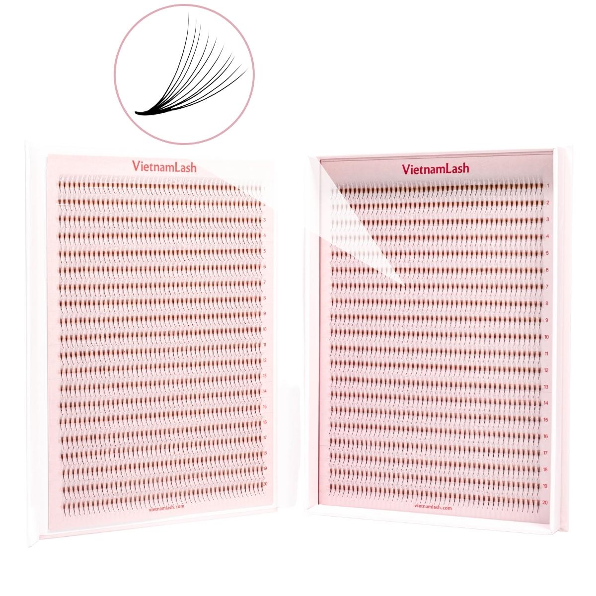 Vietnam Lash New Industry-First Flat Lash Promade Fans